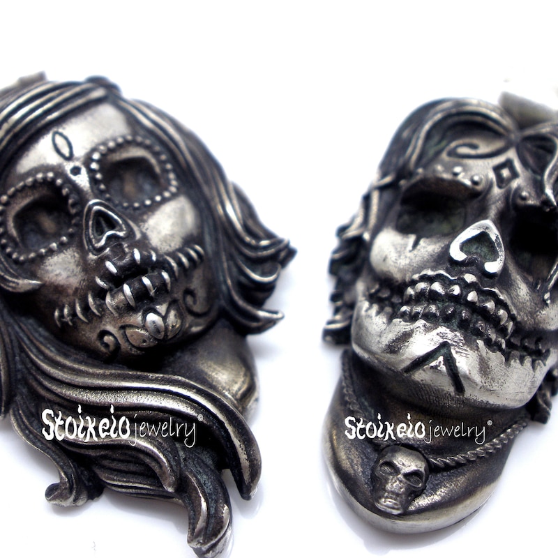 Sugar Skull Couple - Etsy