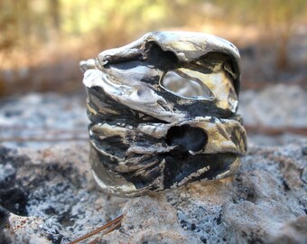 Abstract Engagement Ring - Etsy