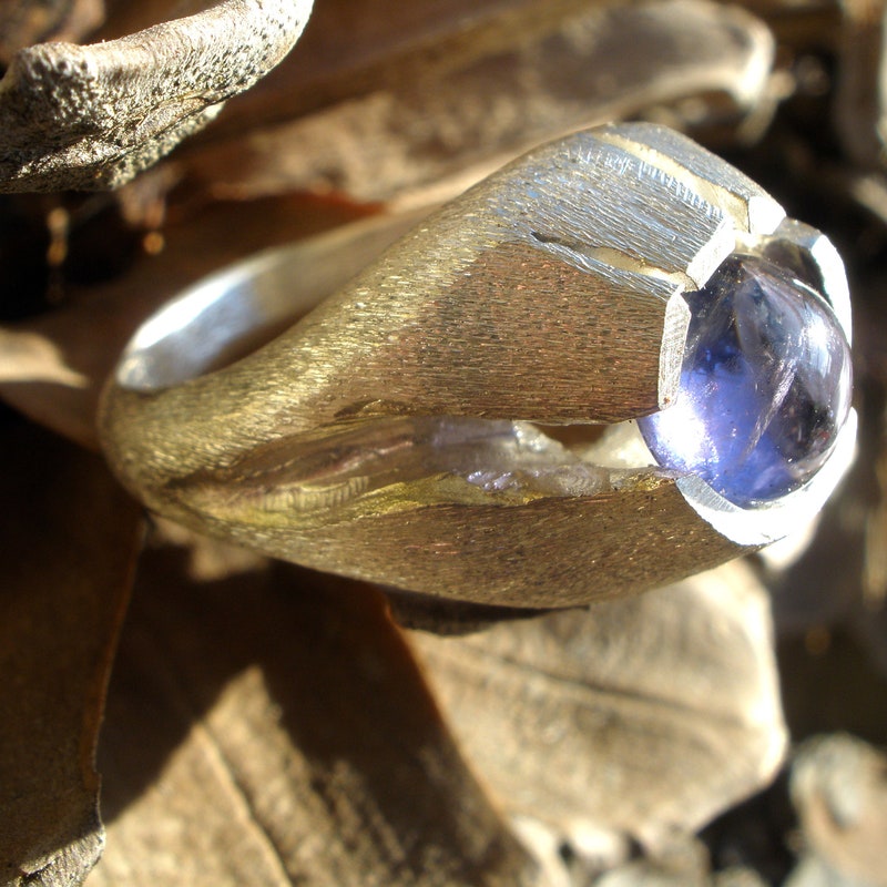Iolite Ring - Etsy
