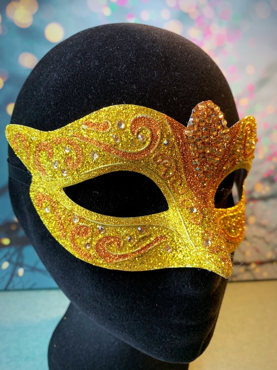 Harlequin Half Mask