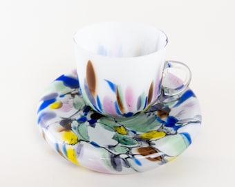 Murano Glass Tea Cup - Etsy