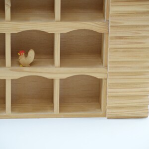 WOODEN DISPLAY CASE in the Shape of a Swiss Alpine House in Excellent ...