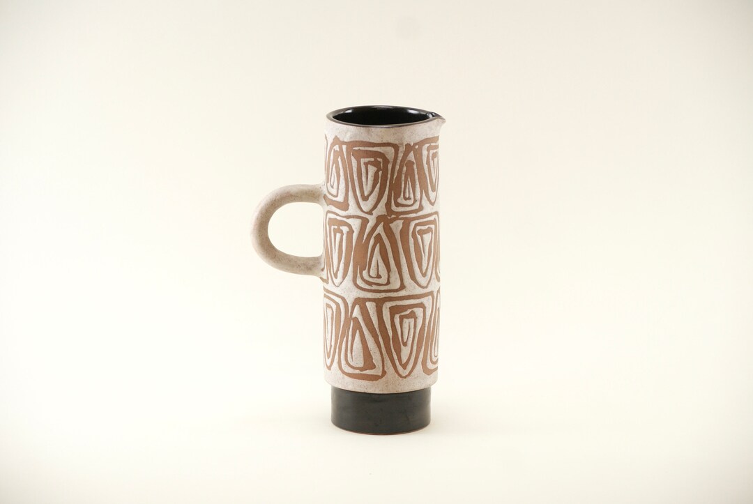 Swiss Pottery Vintage Ziegler Schaffhausen Ceramic Pitcher Vase ...