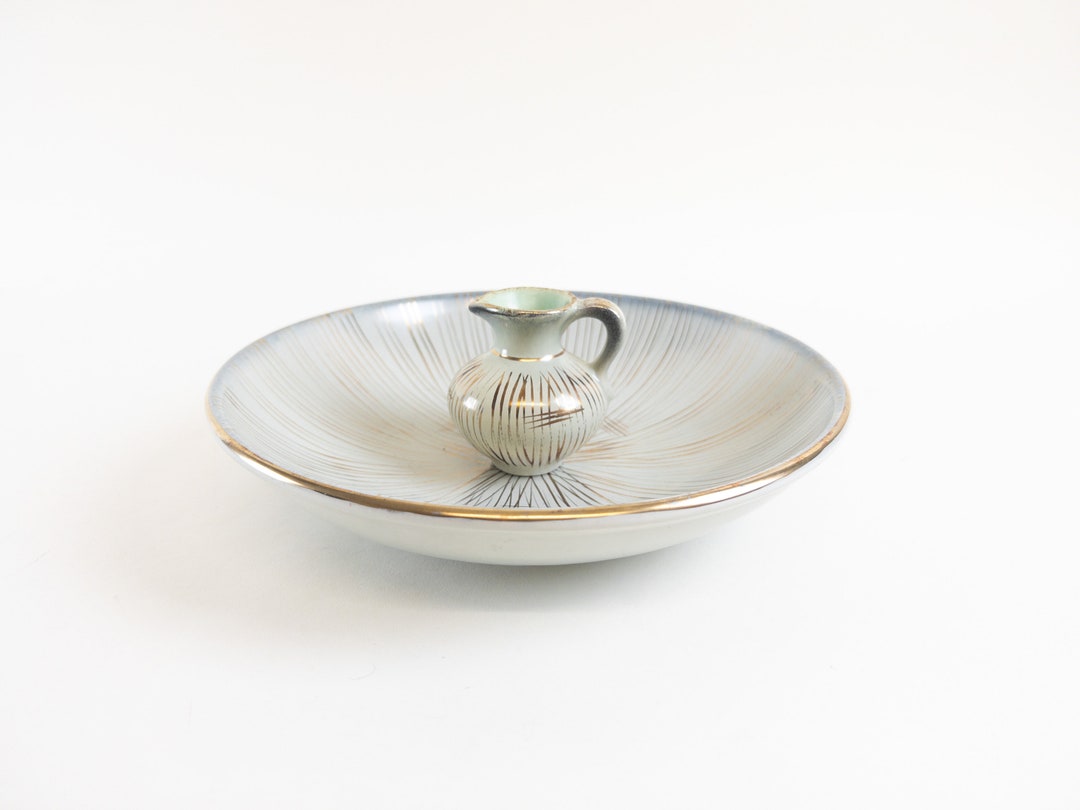 German Mid Century Ceramic Bowl and Mini Vase by Marzi and Remy West ...