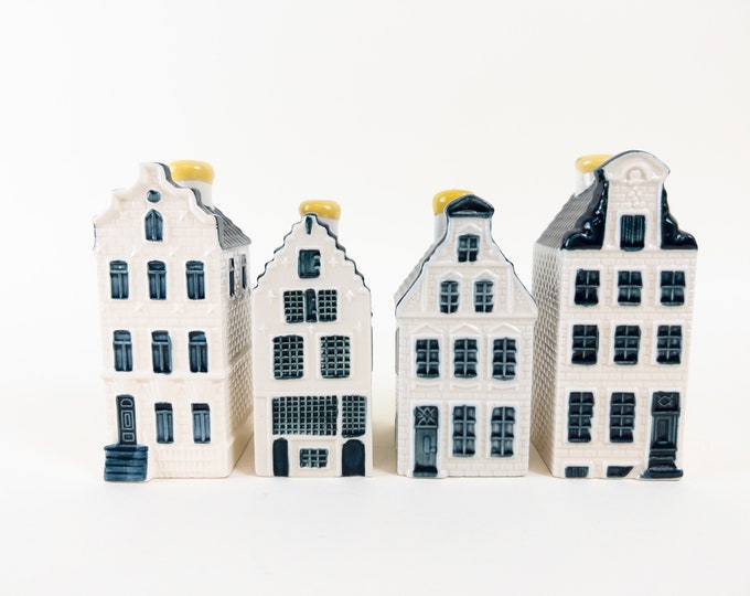 KLM Delfts House Number 50, 51, 59 - Sealed Original Blue Delft House ...