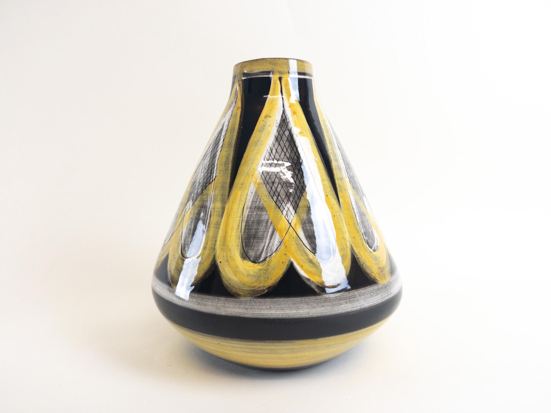 Mid Century Swiss Pottery Vase by Ruth E. Keller - Etsy