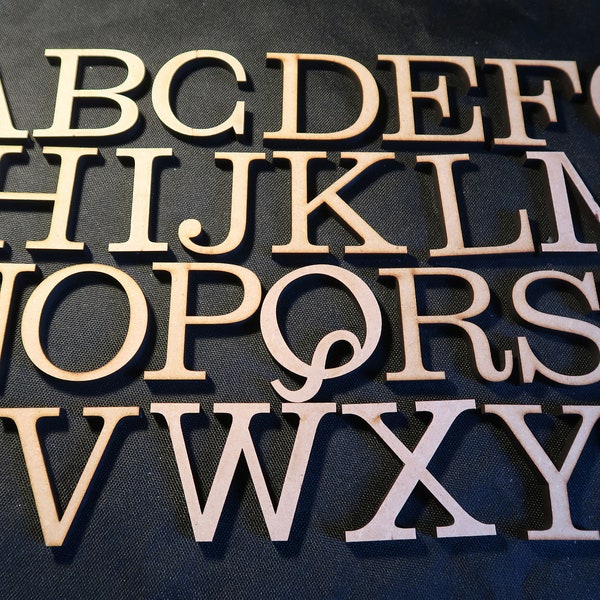 Chunky Wood Letters - Etsy