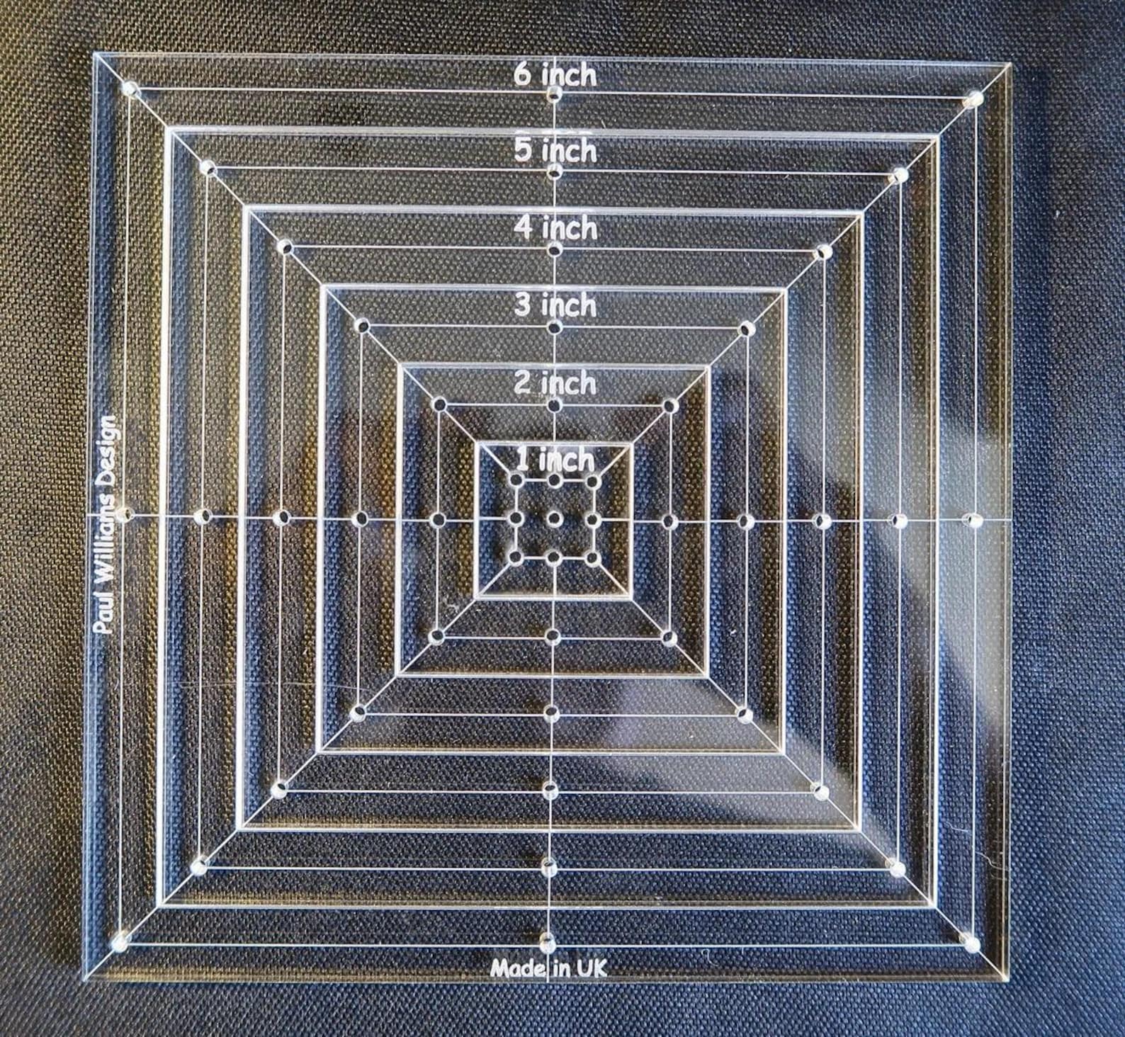 Quilting Templates, 6 Inch Nesting, 5 Templates in 1, Multiple Designs ...