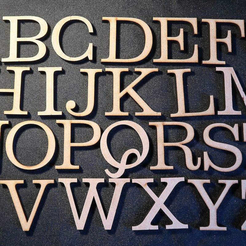 Large Wooden Letters - Etsy UK