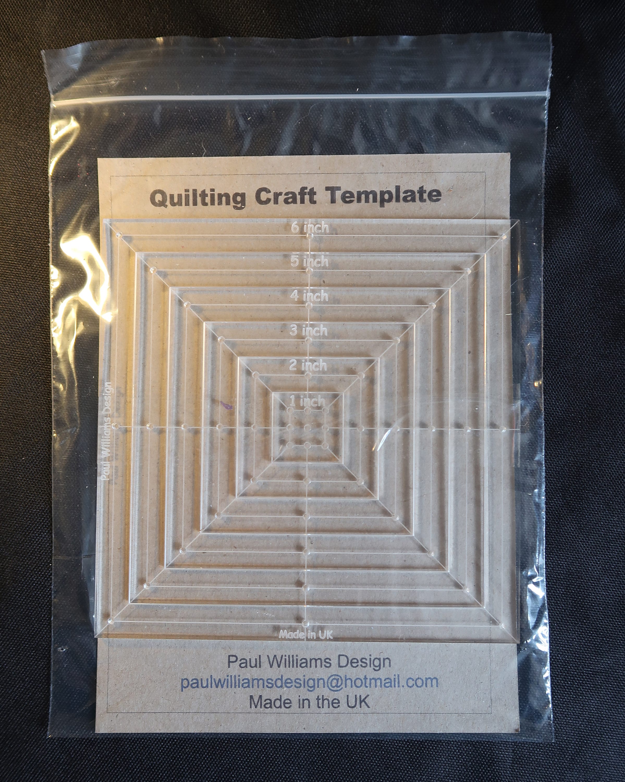Square Quilting Template Set Stencil 4mm Acrylic Paper - Etsy