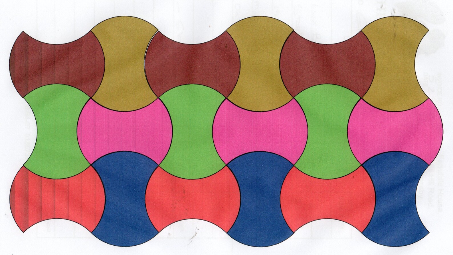 Apple Core Quilting Template Set, 6 Inches Down to 1 Inch, Quilt Making ...