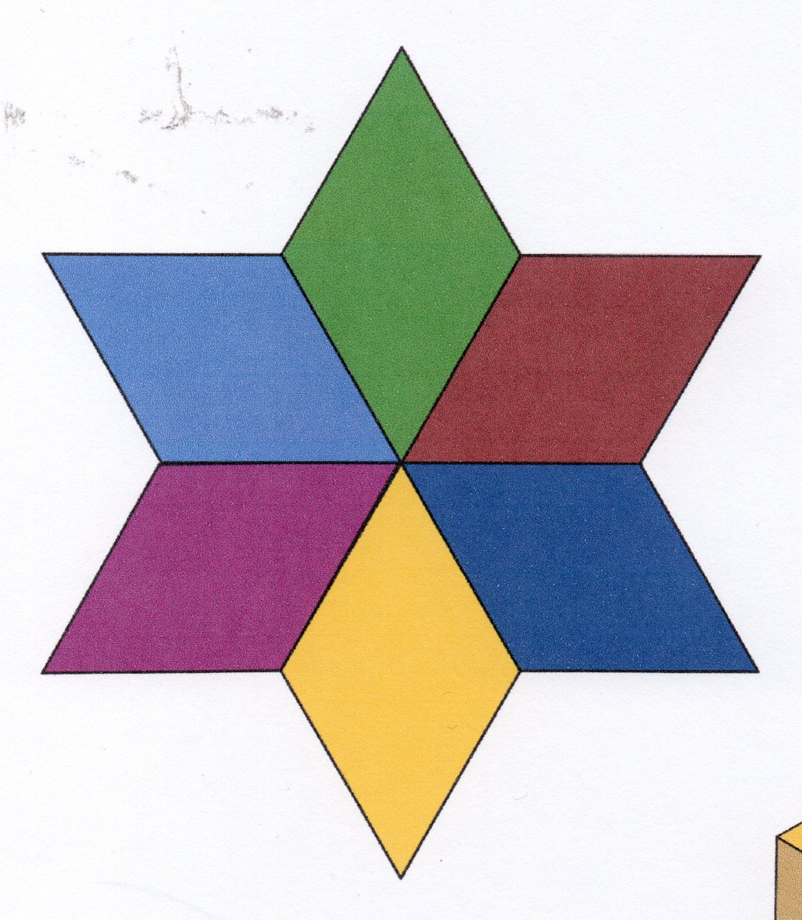 Diamond/star, Rhombus, Quilting Template Set, Stencil, Quilt Making ...