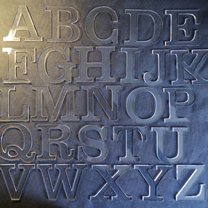 Clear Acrylic Letters and Numbers, 4mm Thick, Various Sizes, House ...