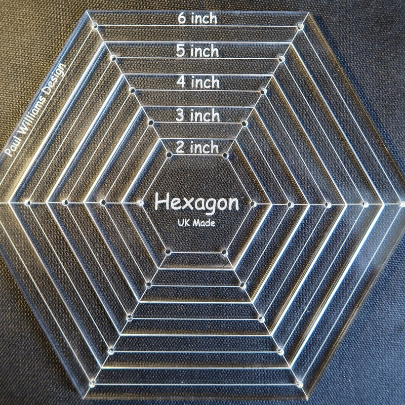 Hexagon Templates - Etsy