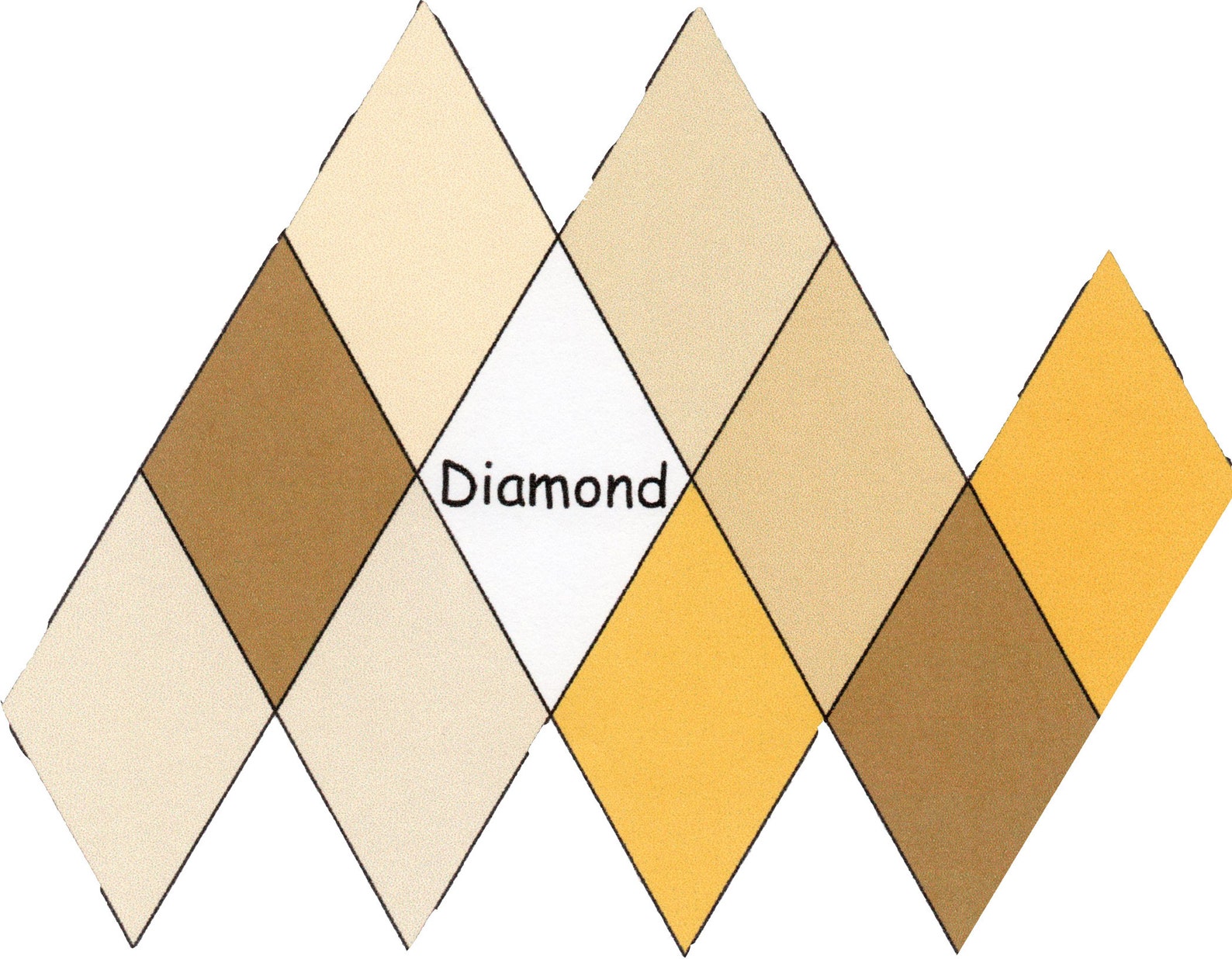 Diamond/star, Rhombus, Quilting Template Set, Stencil, Quilt Making ...
