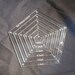 Pentagon, Pentangle Quilting Template Set, Stencil, Quilt Making ...