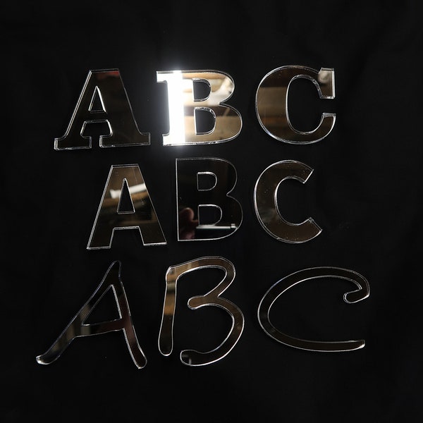 Mirror Letters - Etsy