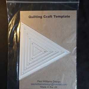 Triangle Quilting Template Set, 6 Inches Equilateral, 60 Degrees ...