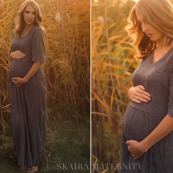 Boho Maternity Dress - Etsy