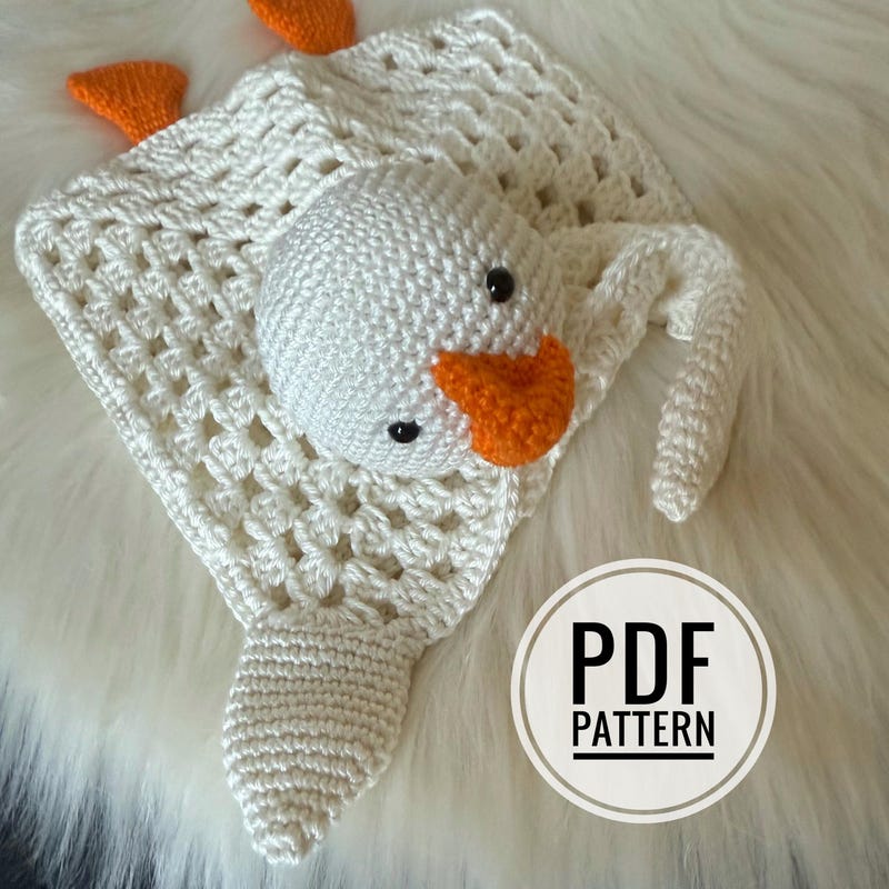 Crochet Flat Goose Pattern - Etsy