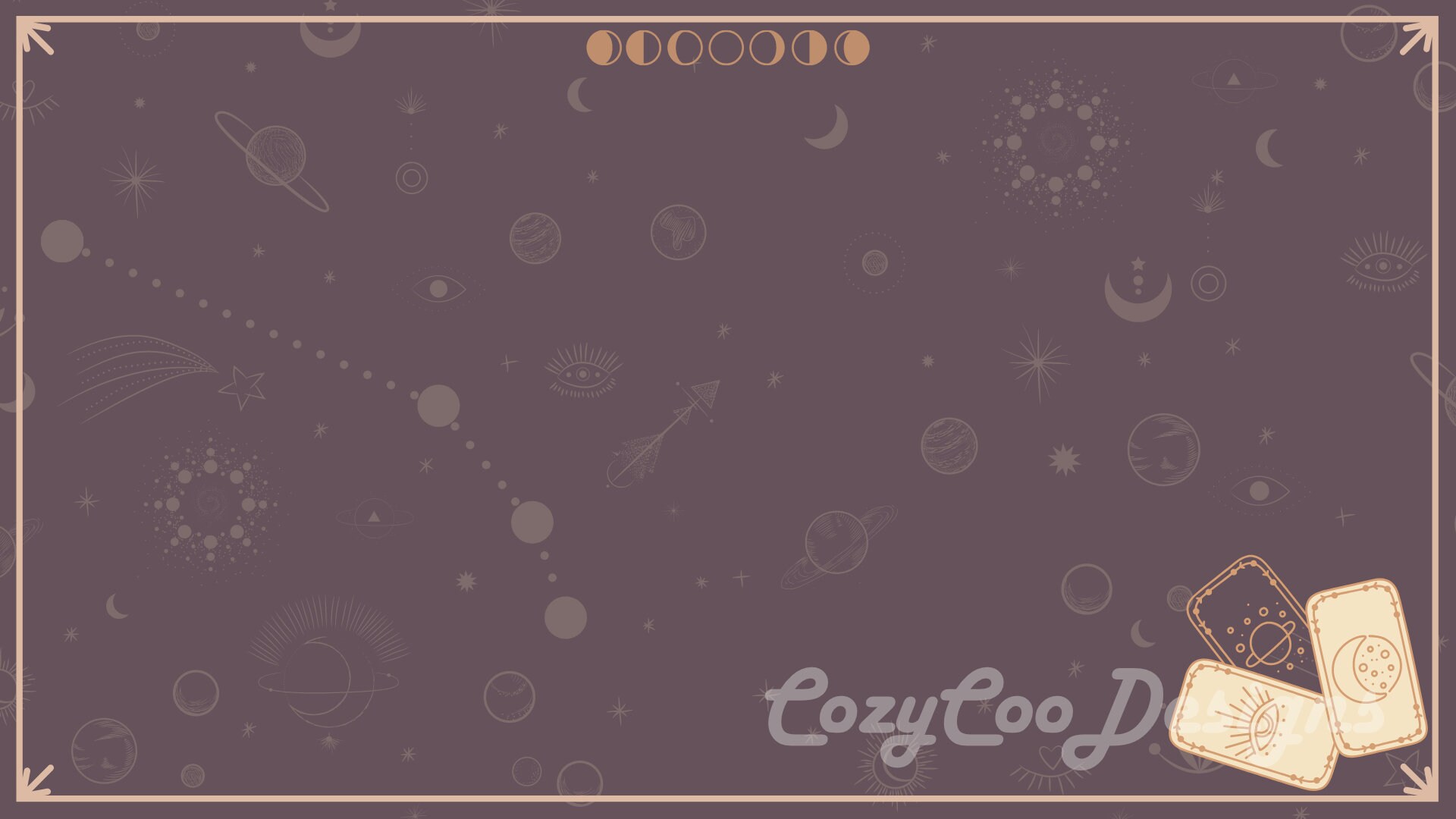 Tarot Card Stream Overlay, Twitch Overlay, Streamer Graphics, Vtuber ...