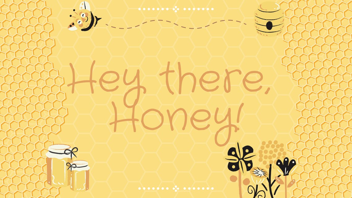 Cute Honey Bee Stream Overlay, Twitch Overlay, Vtube Overlay, Gaming ...