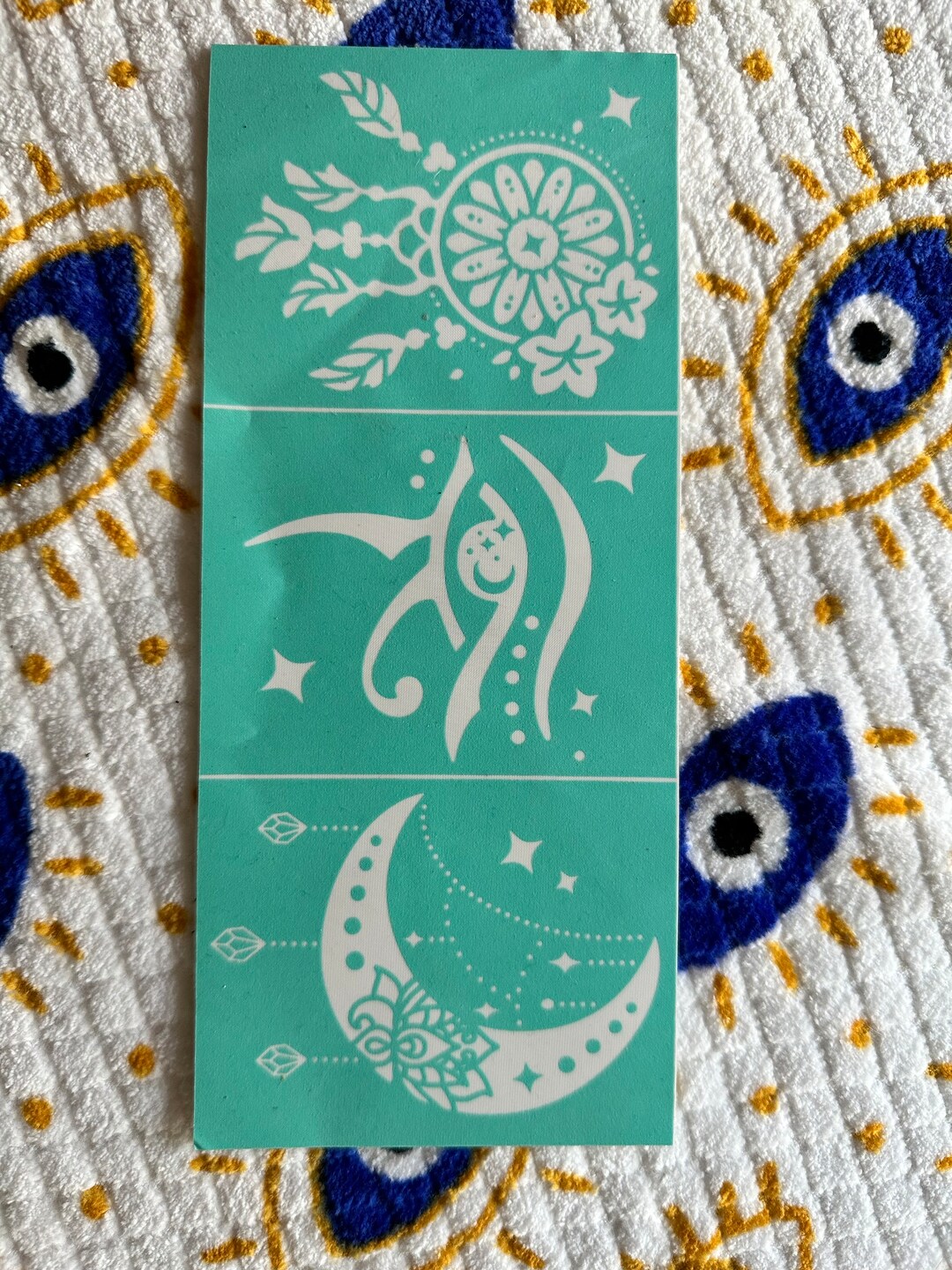 Celestial Evil Eye Dream Catcher Screen Print Stencil Transfers Set of ...