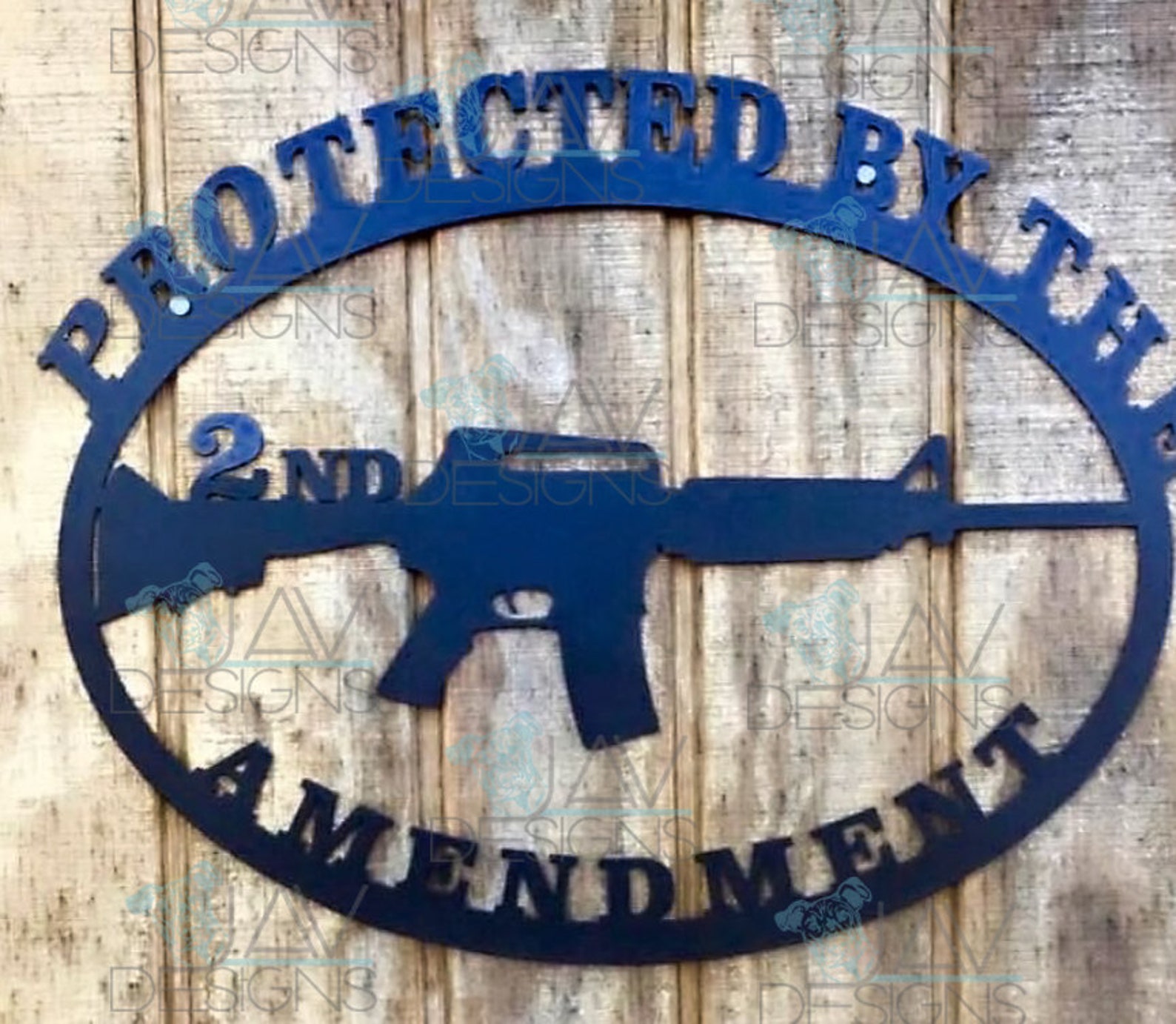 Protected by the 2nd Amendment SVG DXF PNG Cut File to Make - Etsy