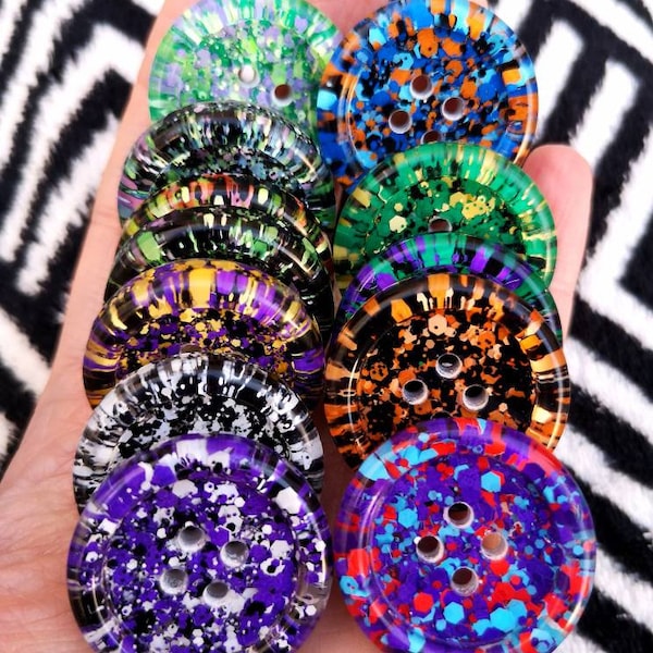 Halloween Buttons - Etsy