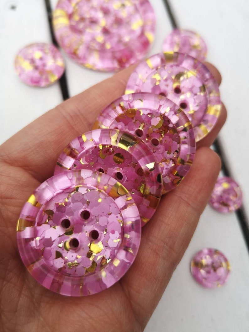 The Dolly. Shimmering Pearl Pink and Twinkly Gold Glitter - Etsy
