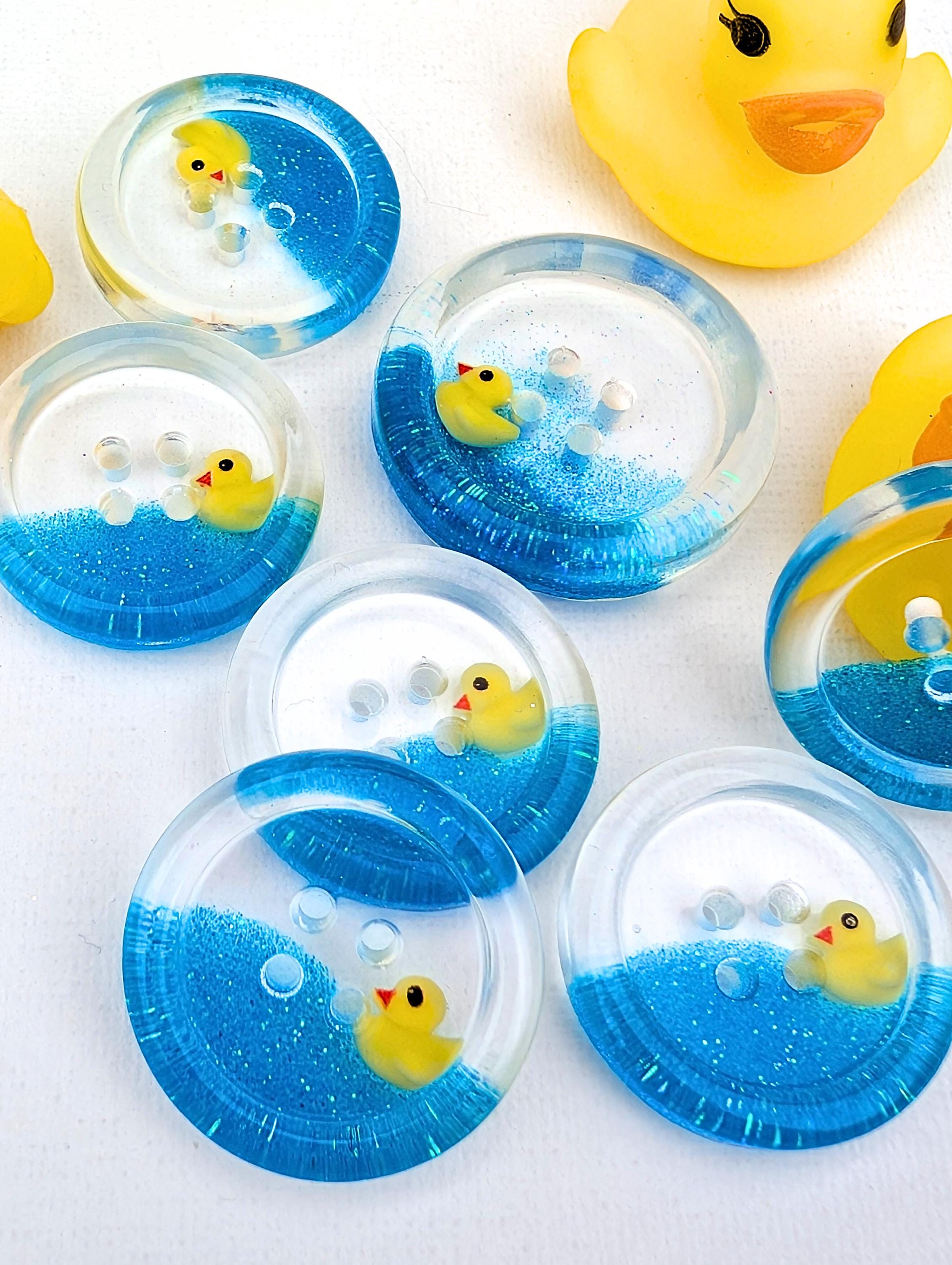 The Feeling Ducky Button - Whimsical Handmade Rubber Duck Buttons ...