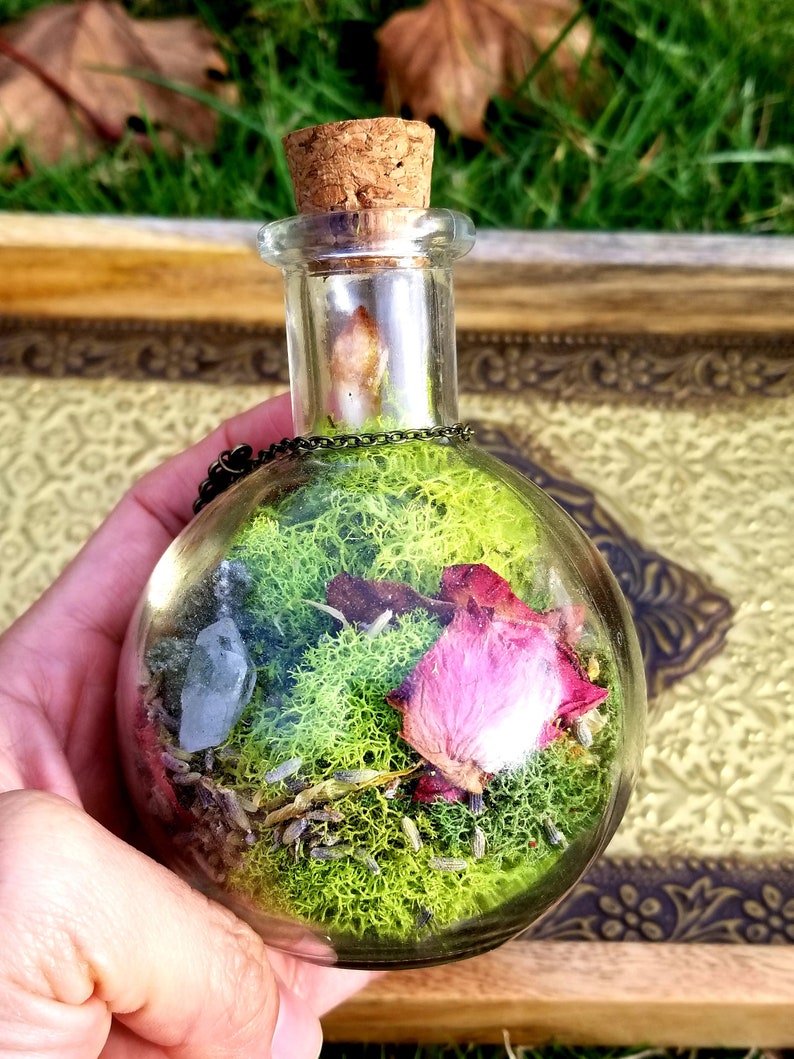 Energy Crystal Jar Terrarium Crystals Positive Energy Gifts for Friends ...