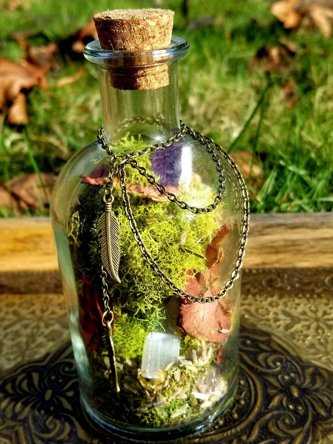 Joy and Positivity Terrarium Jar Healing Crystals in a Corked Jar Gifts ...