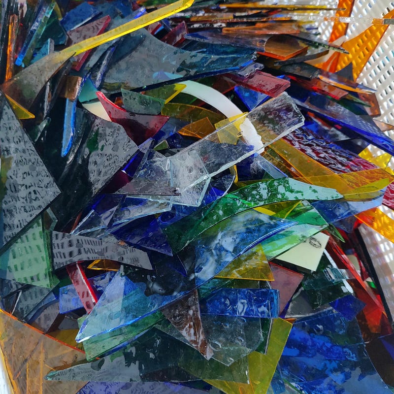 Stained Glass Scraps - Etsy