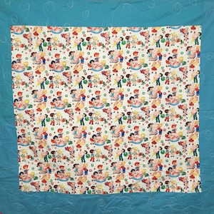 Retro Ice Cream Parlor Quilt: 1950s Malt Shop Design (46x50") - Etsy