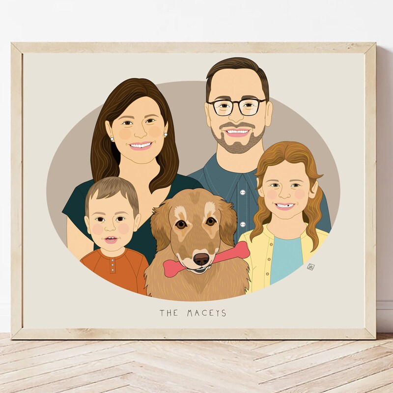 Custom Family Portrait' - Etsy