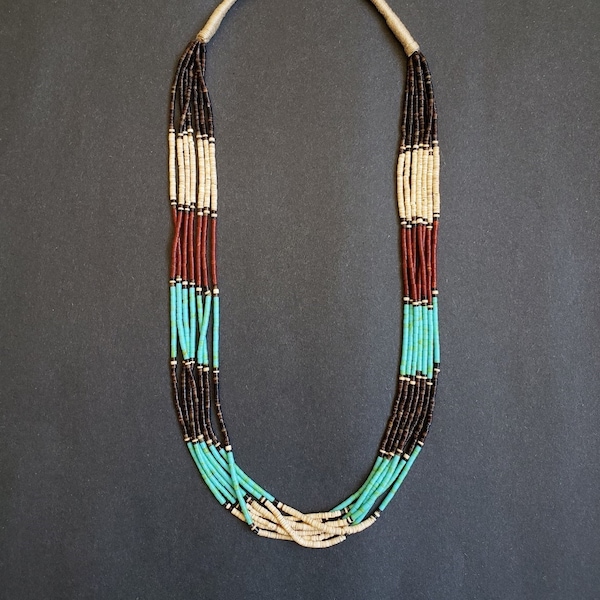 Multi Strand Beaded Necklace - Etsy