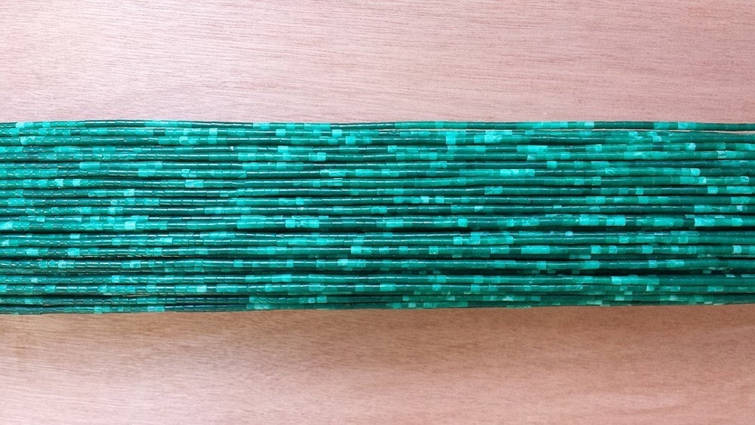 Synthetic Malachite Heishi Beads (2 - 3mm, 22 Inches Strand) - Etsy