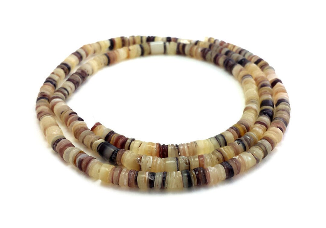 Hammer Shell Heishi Beads (4 - 5 Mm / 24 Inches Strand) - Etsy