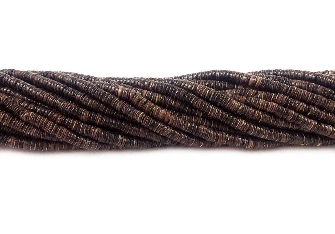 20 Strands Baby Olive Shell Heishi Beads 2- 2.5 Mm 24" in Lenght - Etsy