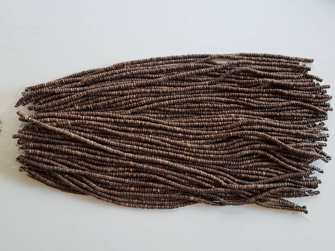 10 Strands Brown Coco Beads (4 - 5 Mm / 16 Inches Strand) - Etsy