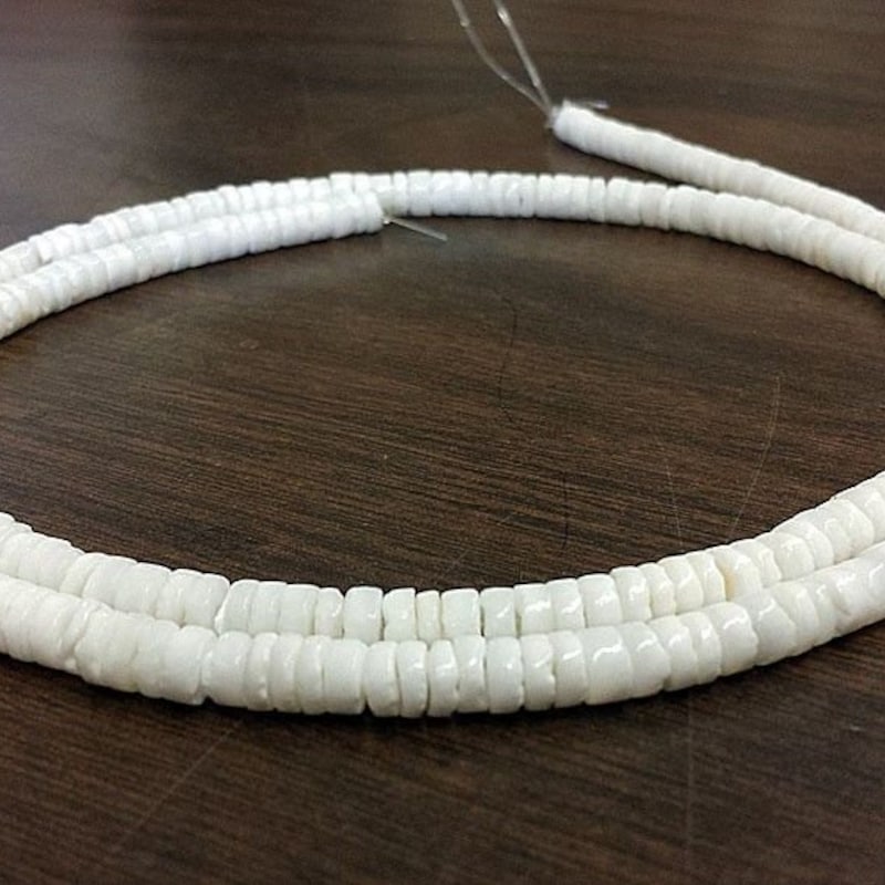 White Gold Shell Ends - Etsy