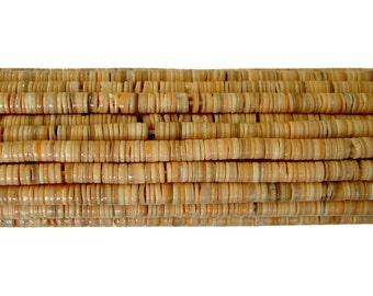 Kabibi Shell Heishi Beads 4 5 Mm 24 Inches Strand | Etsy