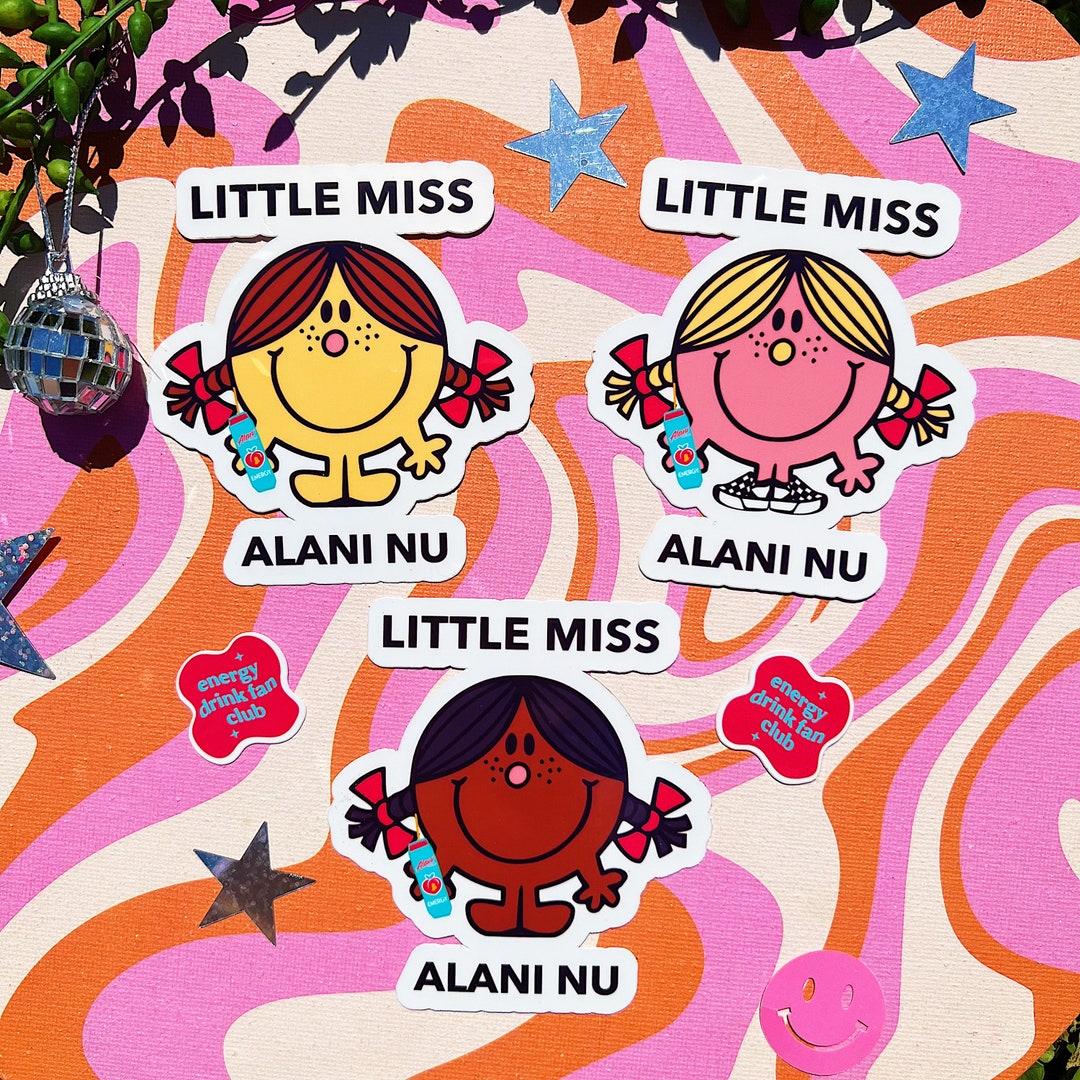 Little Miss Alani Nu Energy Drink Sticker Cute Gift for Caffeine ...