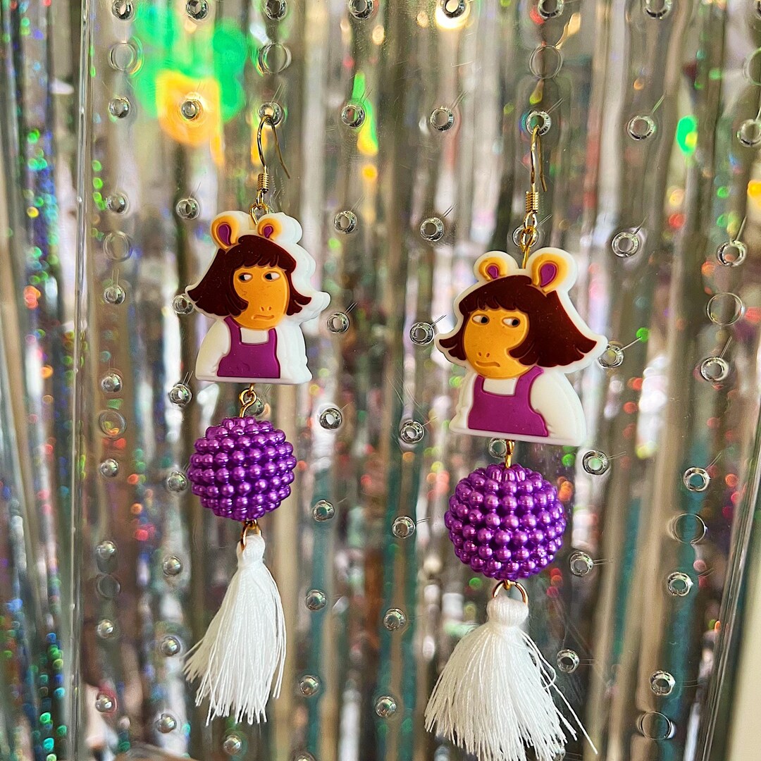 D.W. Arthur PBS Earrings Y2K 00s Nostalgic Cartoons Memories Throwback ...