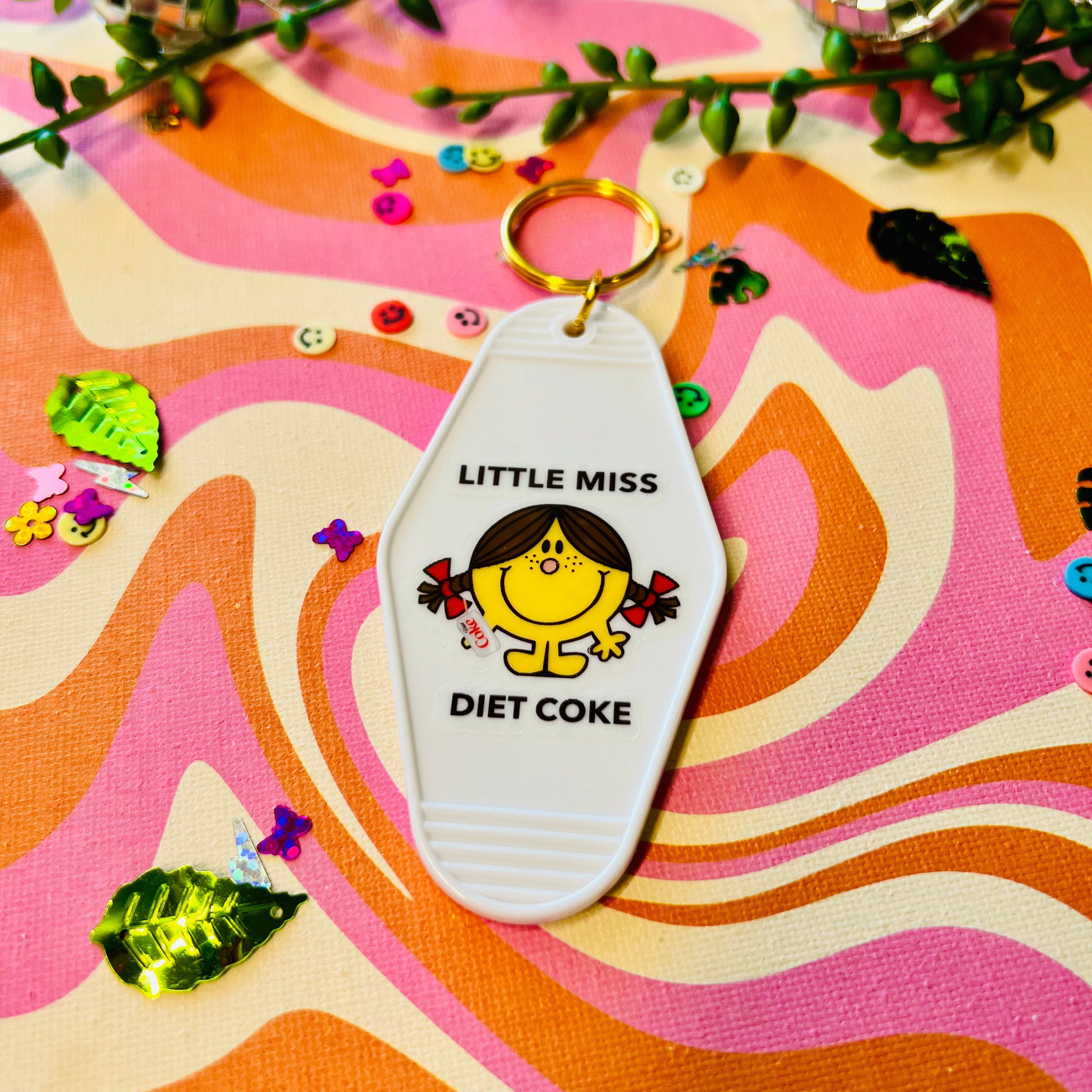 Little Miss Diet Coke Motel Keychain - Etsy