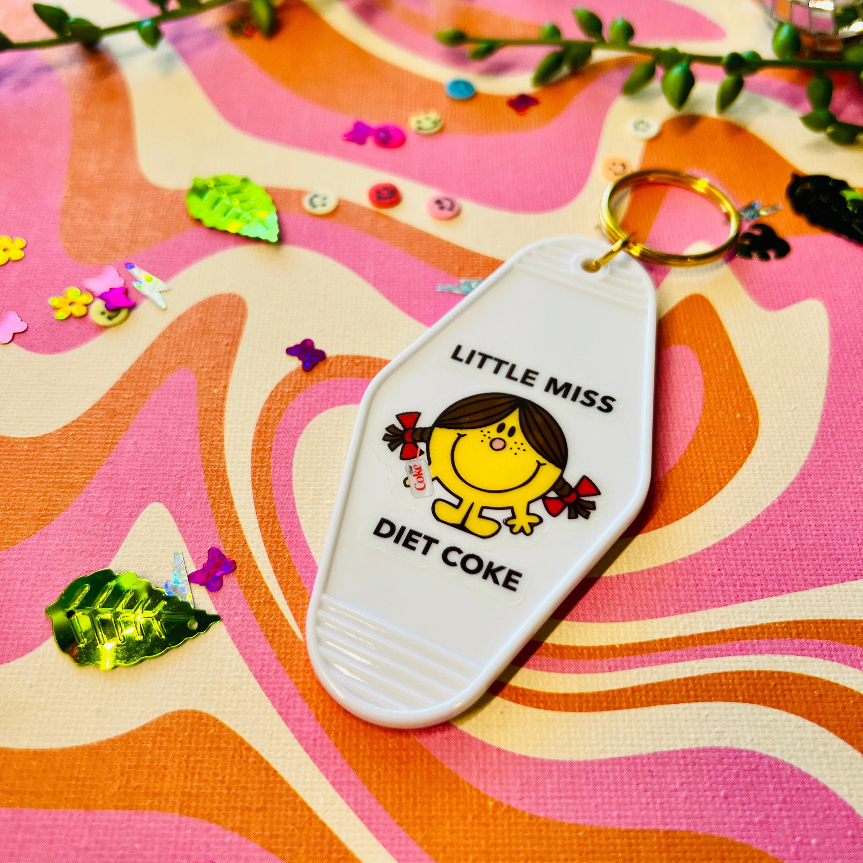 Little Miss Diet Coke Motel Keychain - Etsy