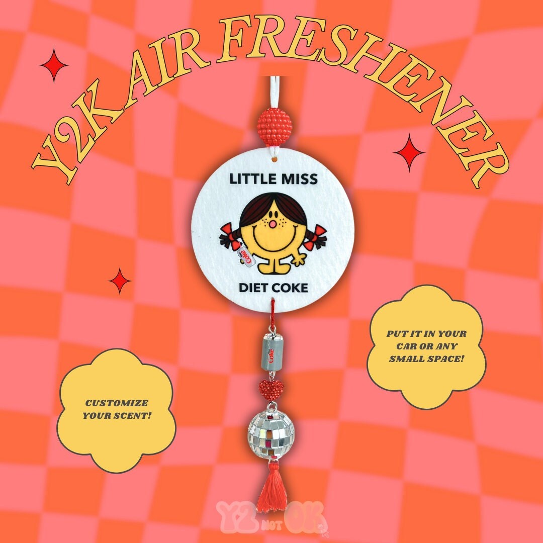 Little Miss Diet Coke Car Air Freshener choose Your Scent Cute Y2k ...