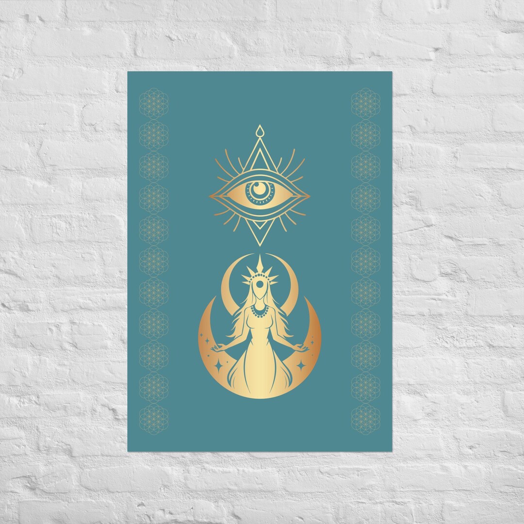 Third Eye Goddess Matte Print - Etsy