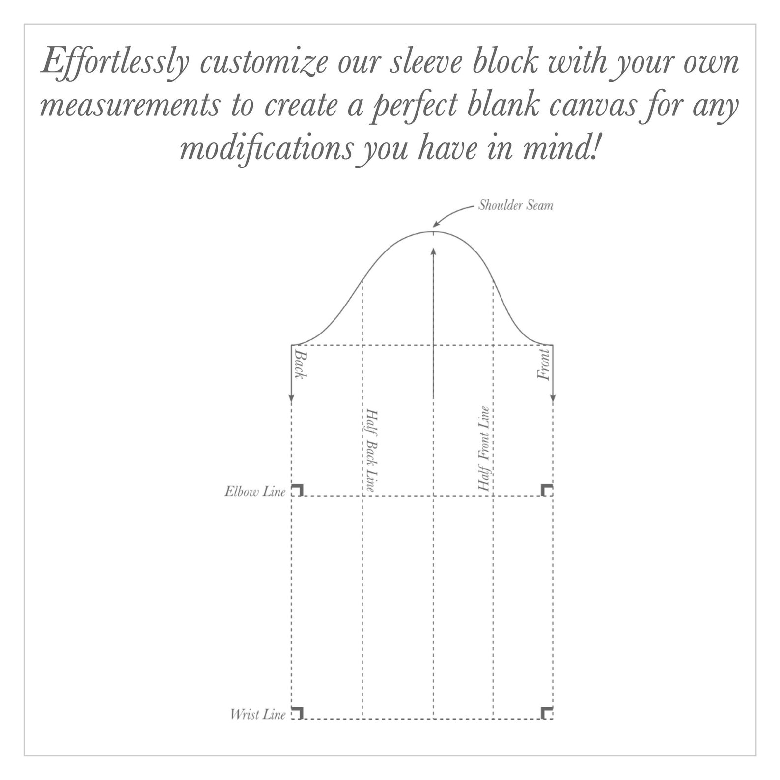 Basic Bodice & Sleeve Sewing Pattern PDF | Bunka Style Sloper | Digital Download | DIY ...